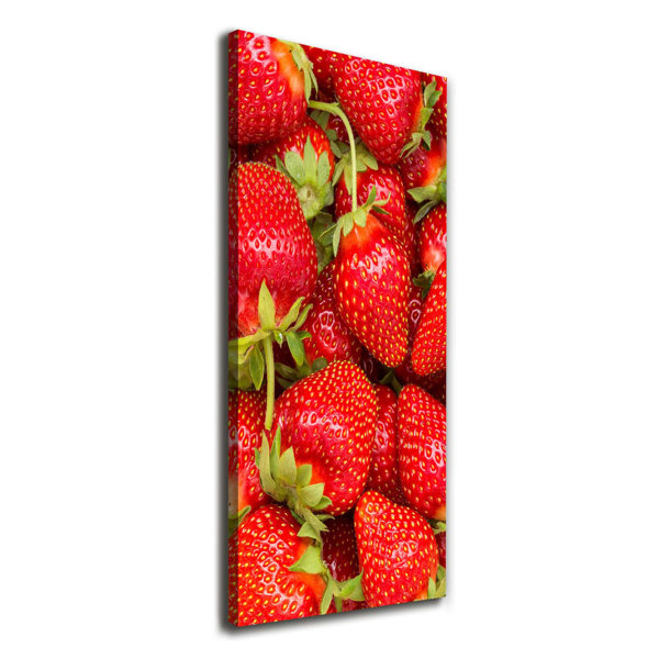 Brayden Studio Erdbeeren - Kunstdrucke auf Leinwand - Wrapped Canvas | Wayfair.de